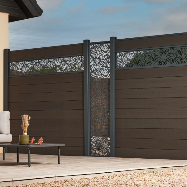 Clôture décorative jardin, claustra aluminium ajouré Côté Clôture