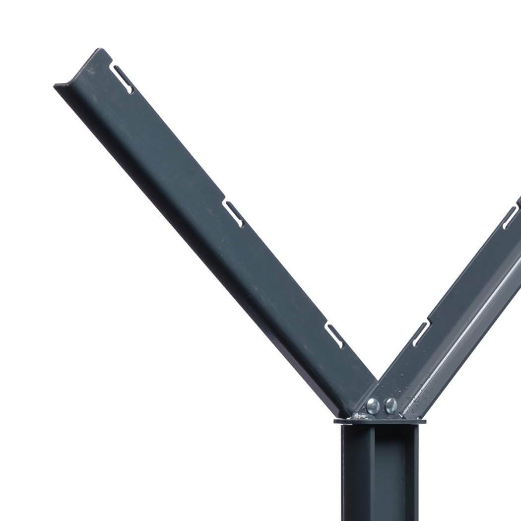 Bras pour bavolet double WICLIP - Côté Clôture