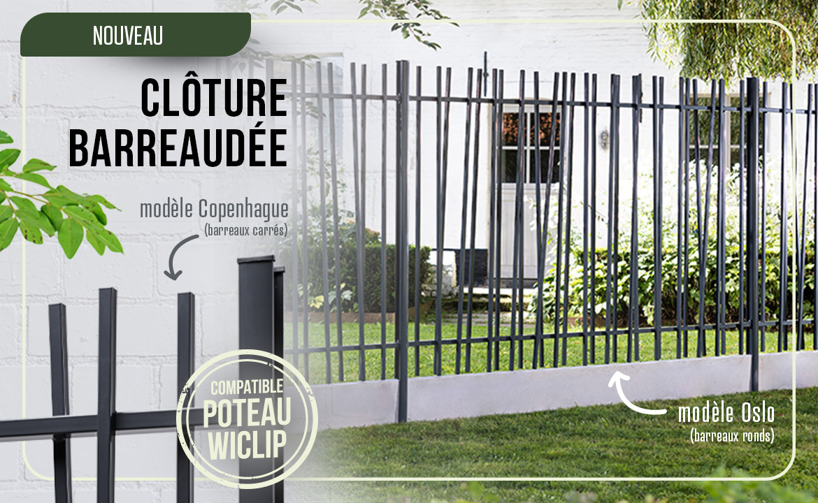 Clôtures de jardin, portails, brise-vue et grillages en vente